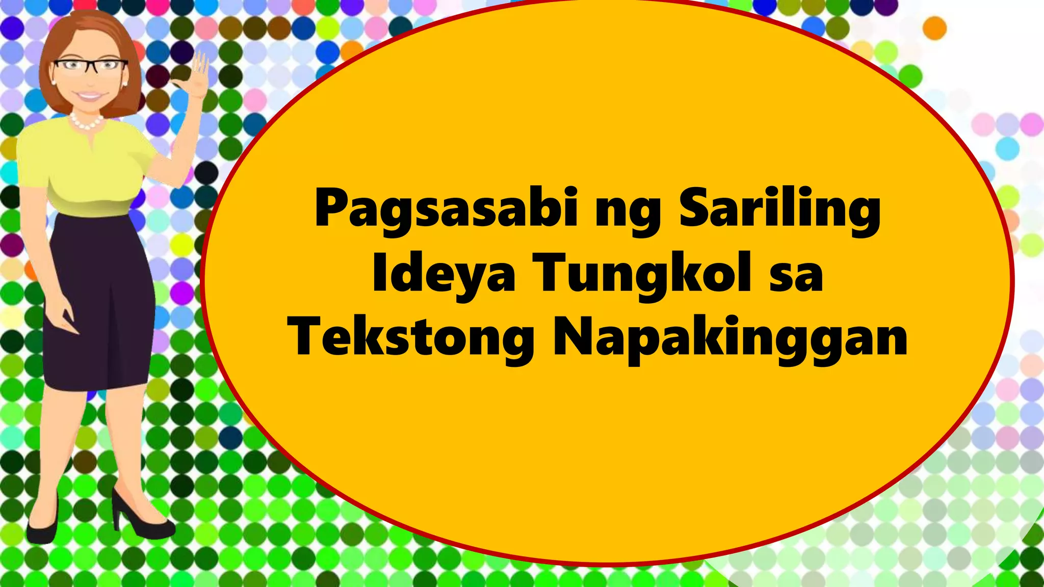 Filipino 3 Yunit III Aralin 2 Pagsasabi ng Sariling Ideya tungkol sa ...