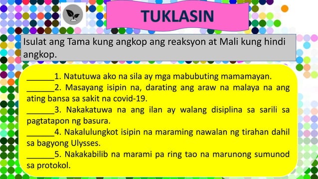 Filipino 3 Yunit III Aralin 2 Pagsasabi ng Sariling Ideya tungkol sa ...