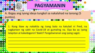 Filipino 3 Yunit III Aralin 2 Pagsasabi ng Sariling Ideya tungkol sa ...