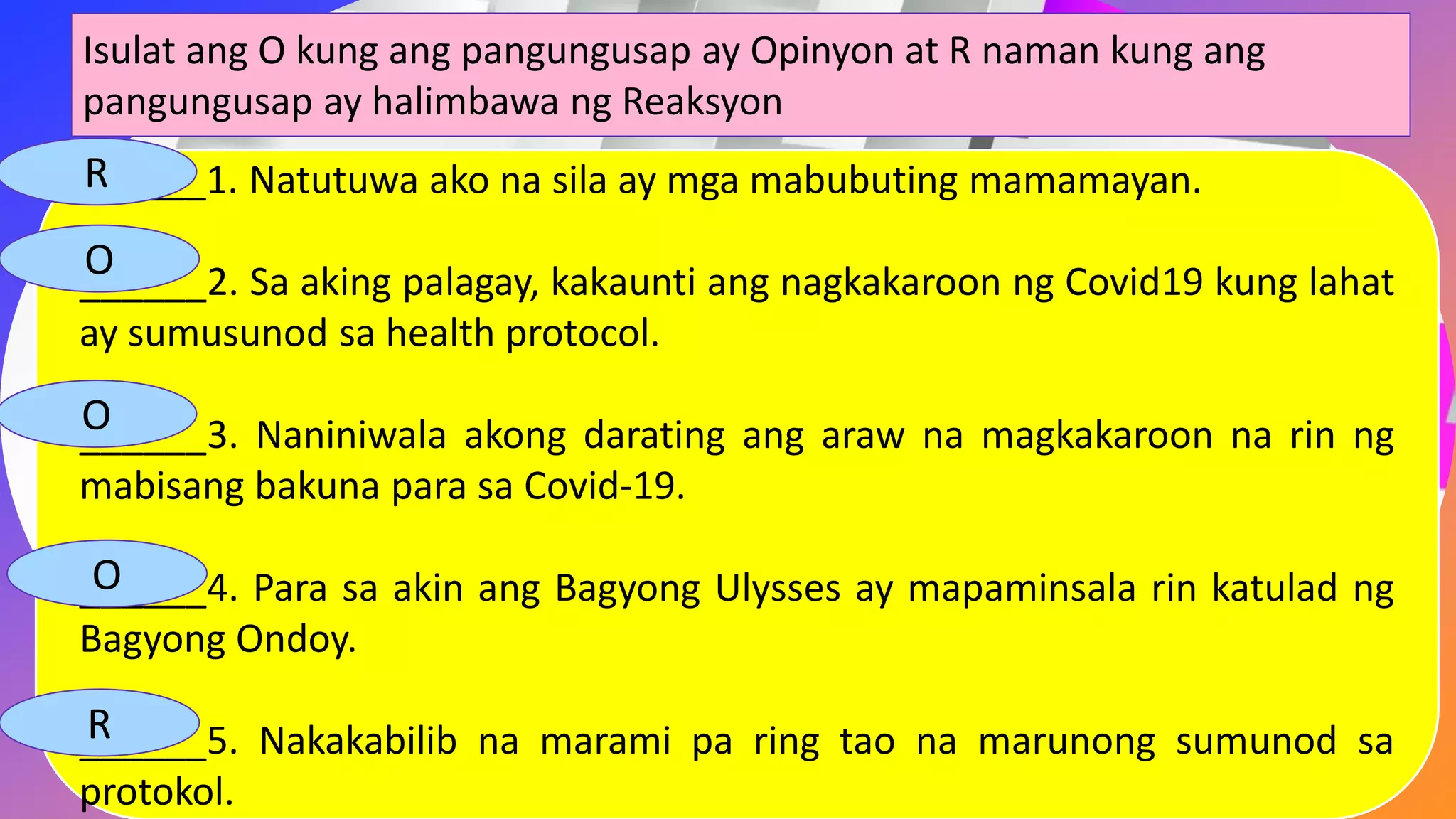 Filipino 3 yunit iii aralin 3 pagsasabi ng paksa o tema ng teksto ...
