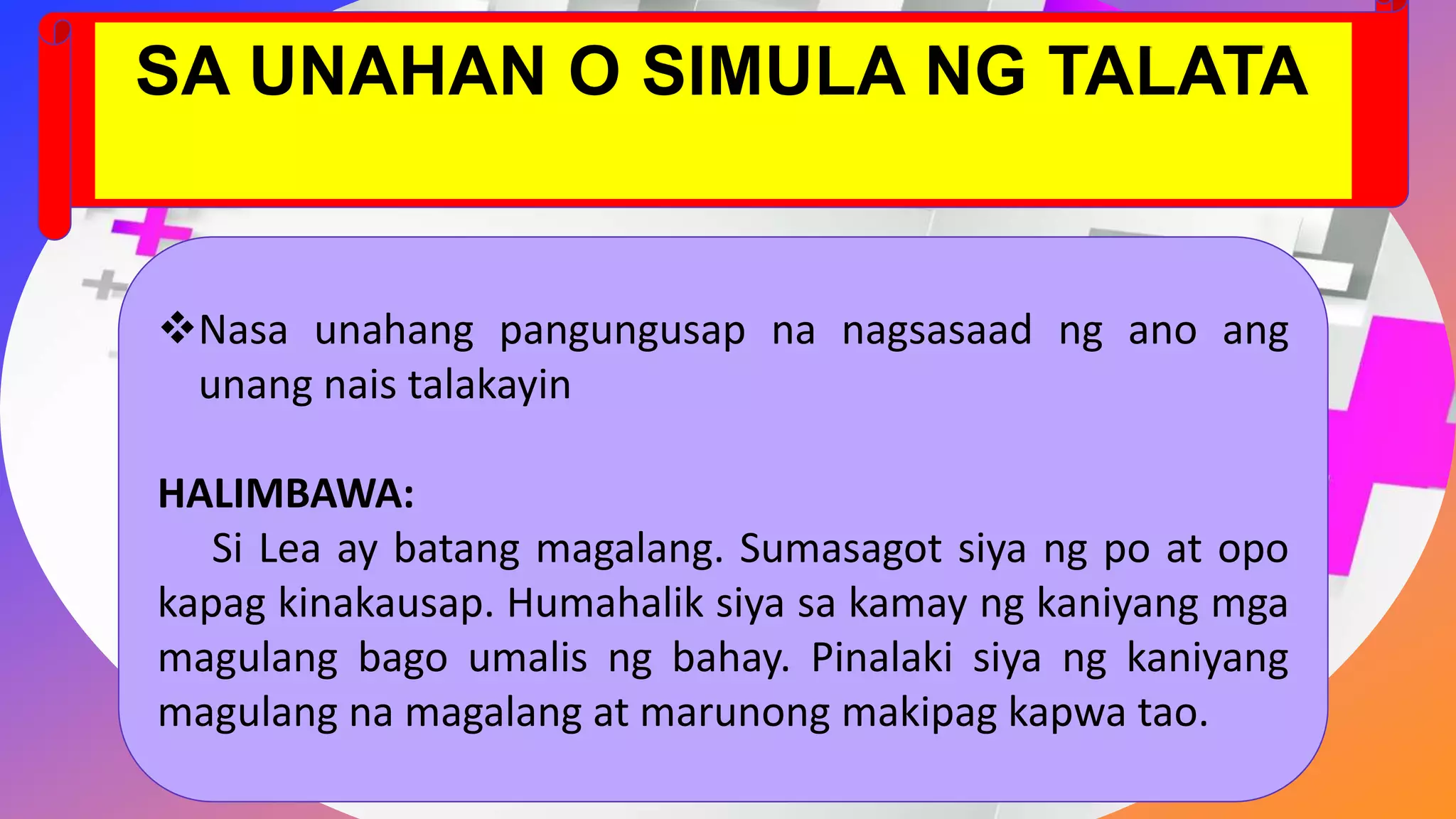 Filipino 3 yunit iii aralin 3 pagsasabi ng paksa o tema ng teksto ...