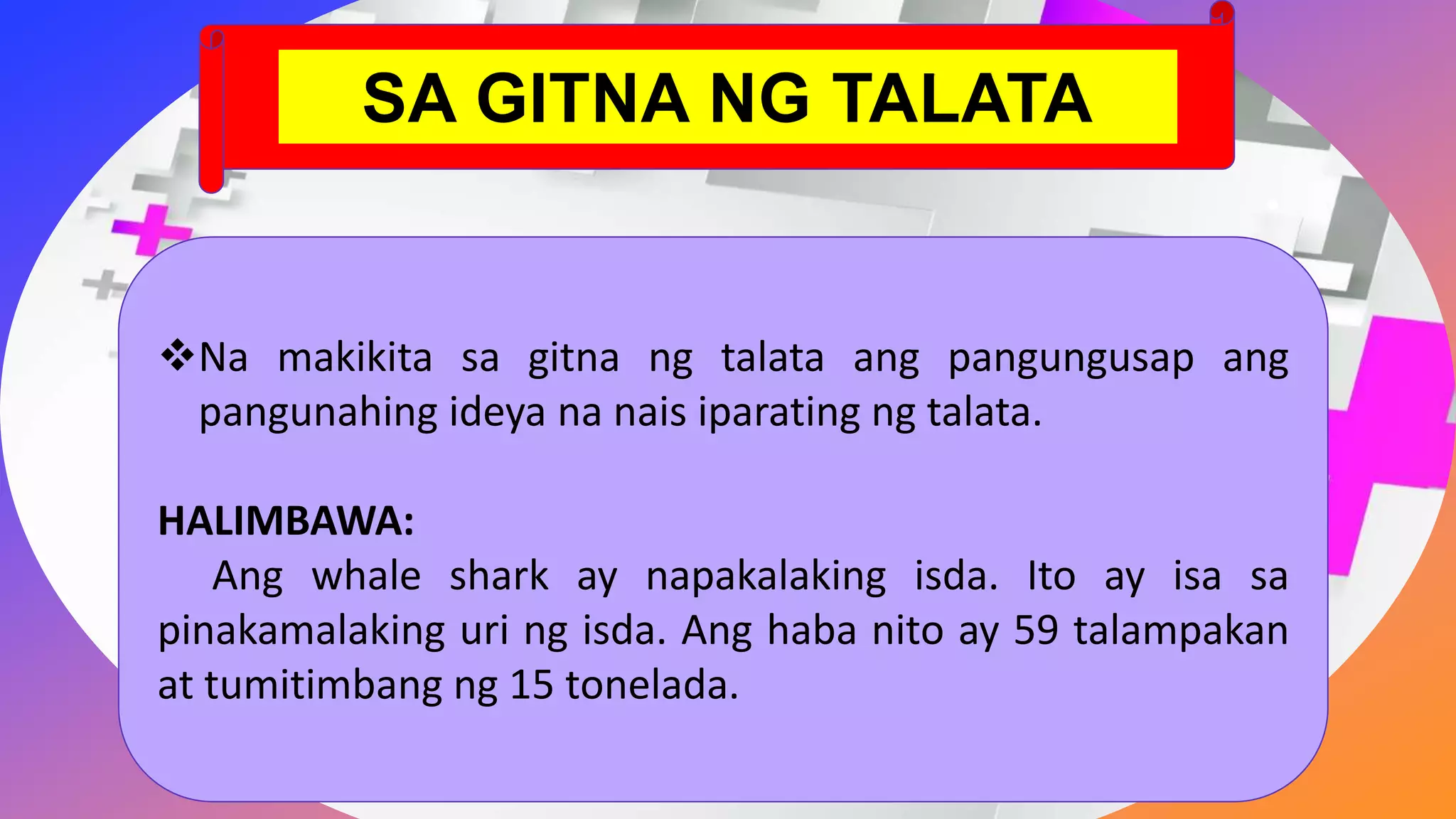 Filipino 3 yunit iii aralin 3 pagsasabi ng paksa o tema ng teksto ...