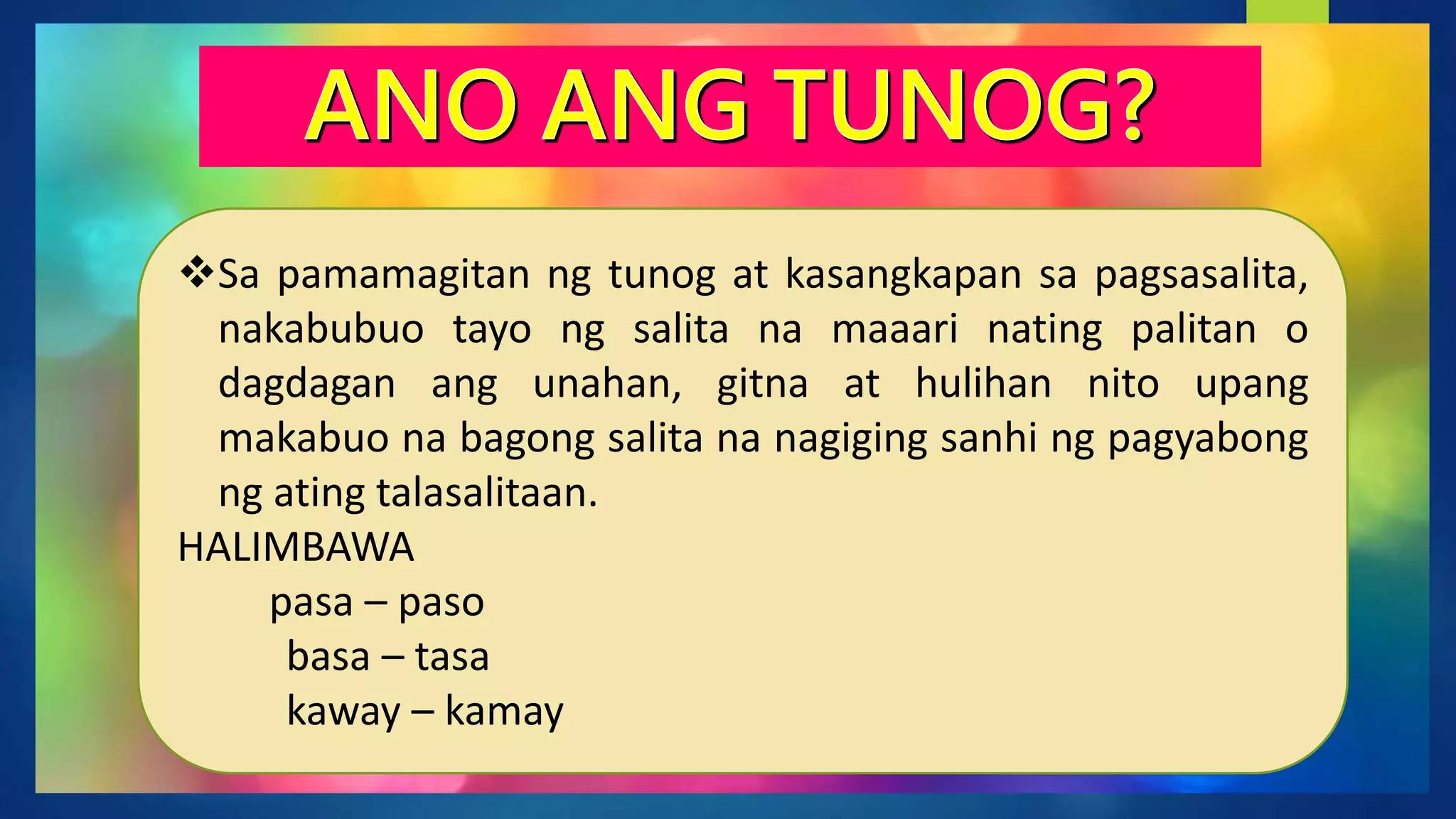 Filipino 3 yunit iii aralin 4 pagpapalit at pagdaragdag ng mga tunog upang makabuo ng bagong ...
