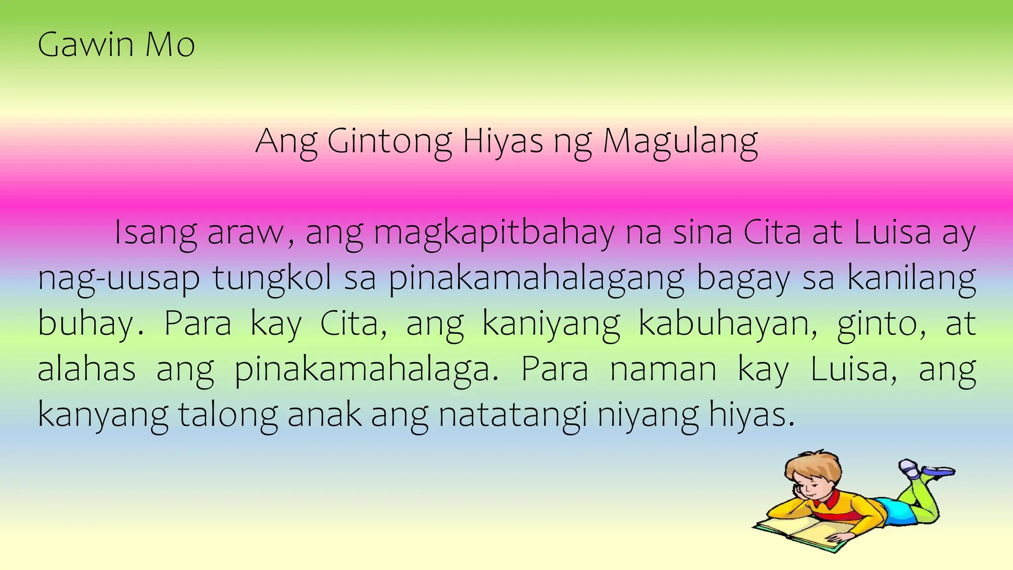 Filipino 4-Aralin 3- Halaga ng Paggalang sa Loob ng Tahanan_ Day 6, 7 ...
