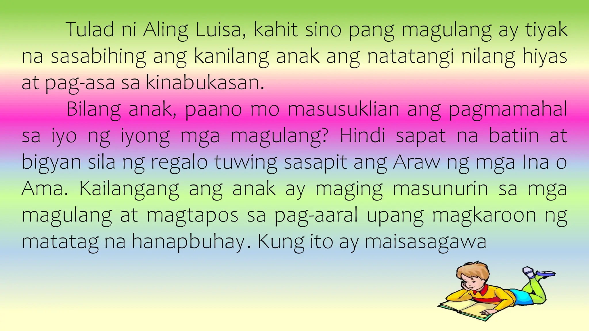 Filipino 4-Aralin 3- Halaga ng Paggalang sa Loob ng Tahanan_ Day 6, 7 ...