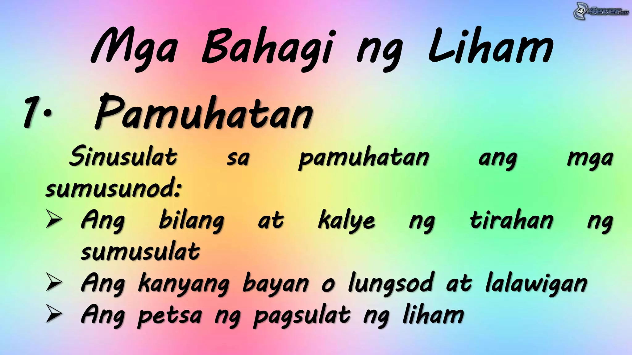 Filipino 4-Aralin 6- Lugar sa Pamayanan, Halina't Pasyalan_Day 2-5 ...