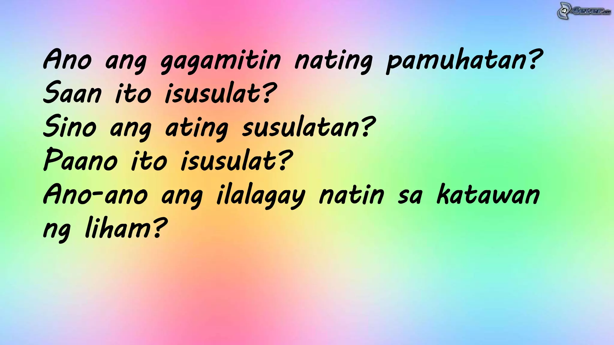 Filipino 4-Aralin 6- Lugar sa Pamayanan, Halina't Pasyalan_Day 2-5 ...