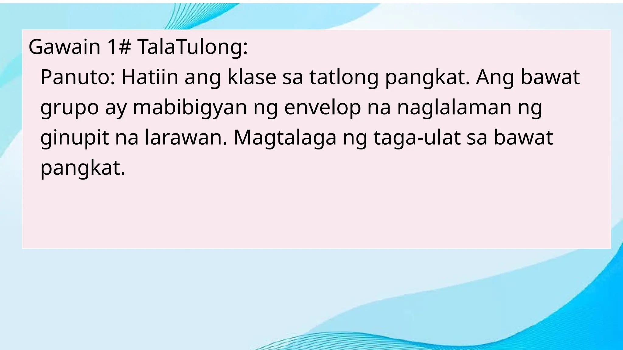 filipino 4- napagsusunod ang mga pangyayari sa kuwento demonstration ...