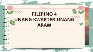 filipino 4- napagsusunod ang mga pangyayari sa kuwento demonstration ...