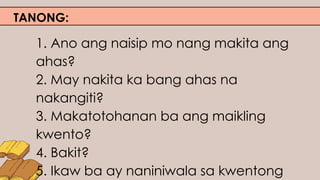 FILIPINO 4 MATATAG Q1.pptx Powerpoint lresentation on Filipino 4 ...