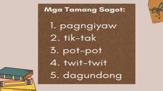 FILIPINO 4 MATATAG Q1.pptx Powerpoint lresentation on Filipino 4 ...