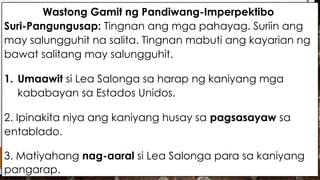 filipino 4 Pandiwa imperpektibo.pptxn bjkbjkbjn klm | PPTX