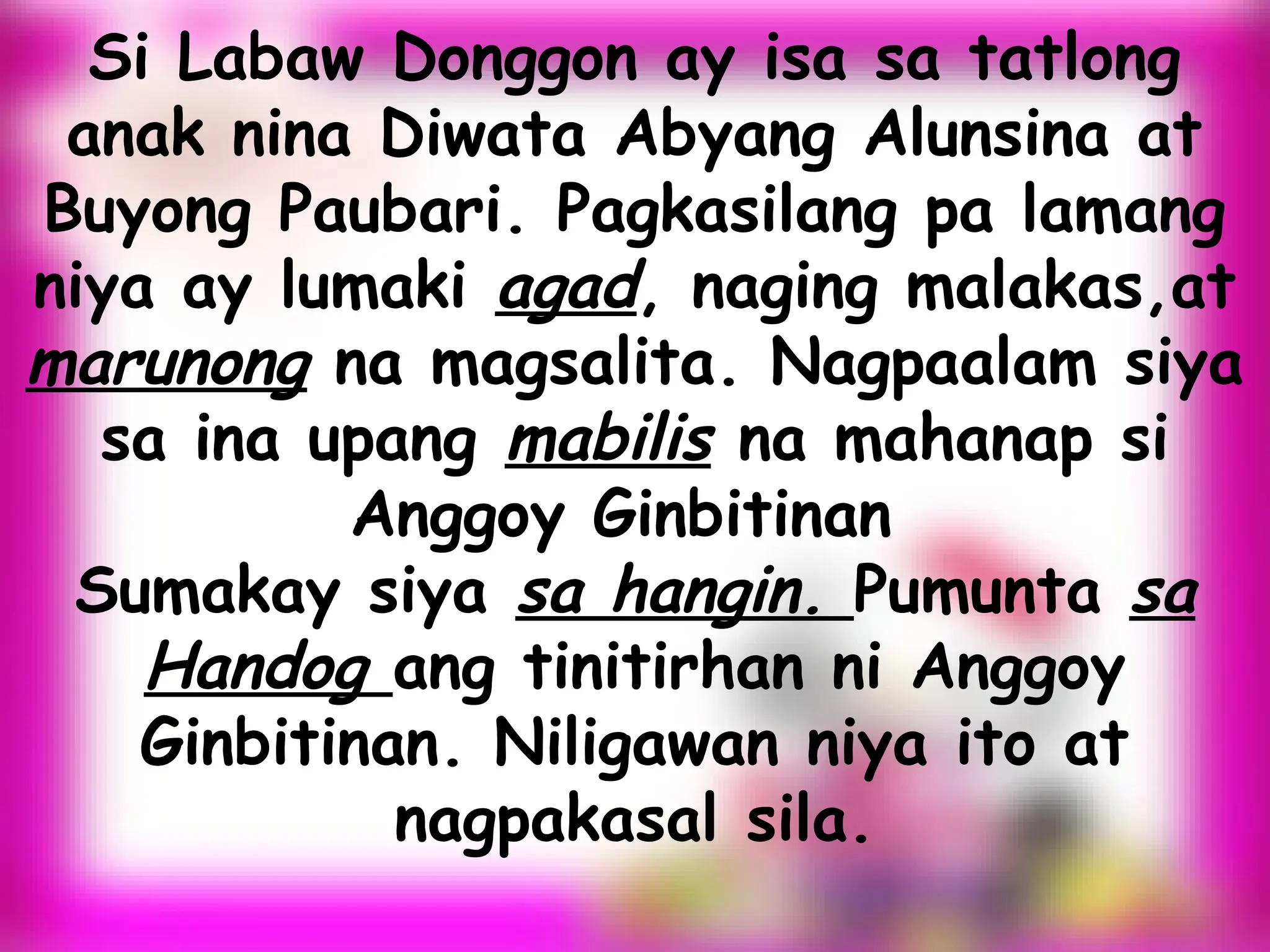FILIPINO 4 PPT Q3 - Paggamit Ng Pariralang Pang-Abay Sa Paglalarawan Ng ...