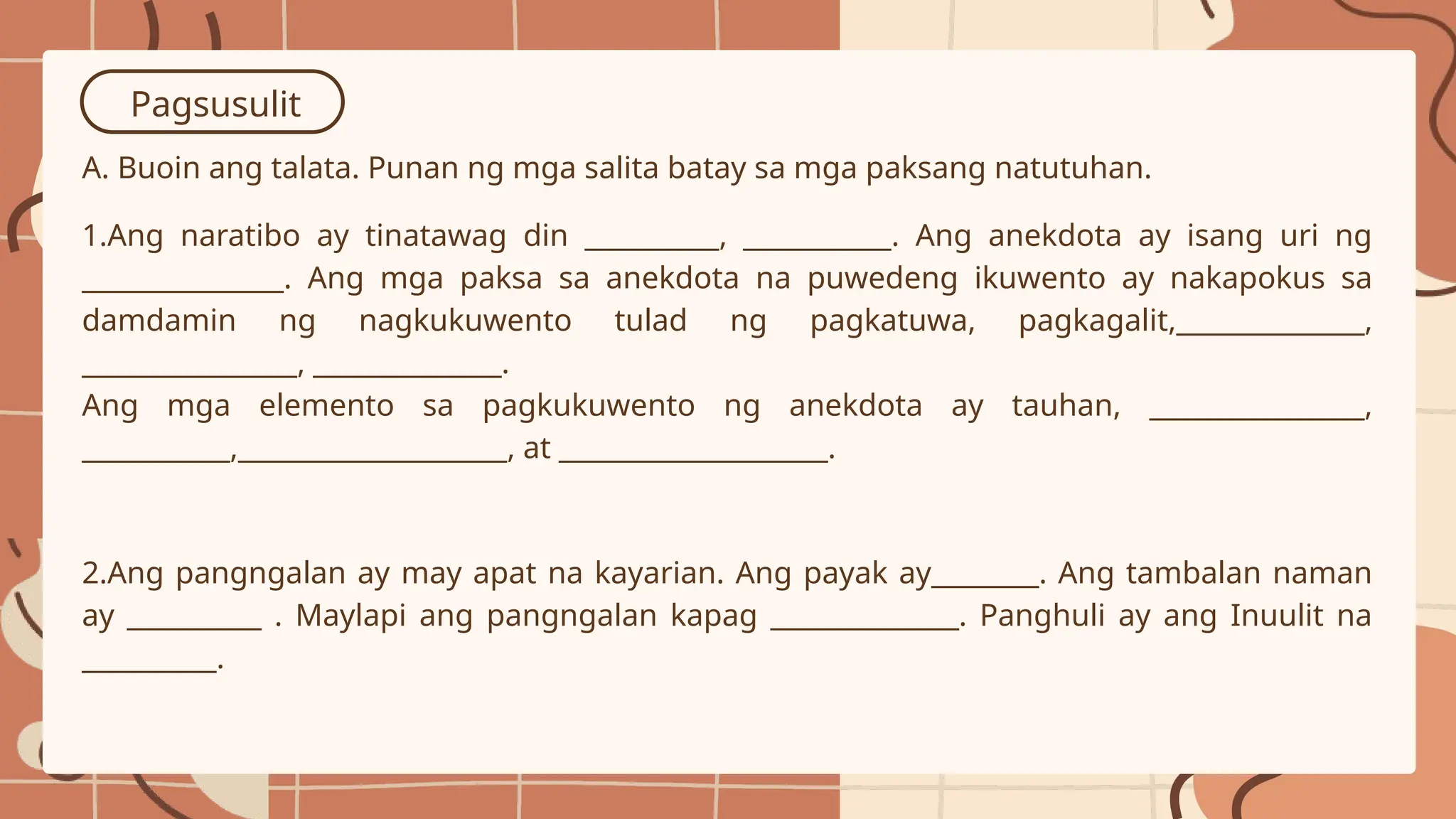 Filipino 4 Quarter 2 Week 1 .pptx....... | PPTX