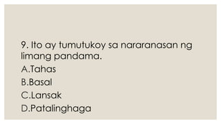 Filipino 4 retake exam.pptx exam sa filipino | PPTX