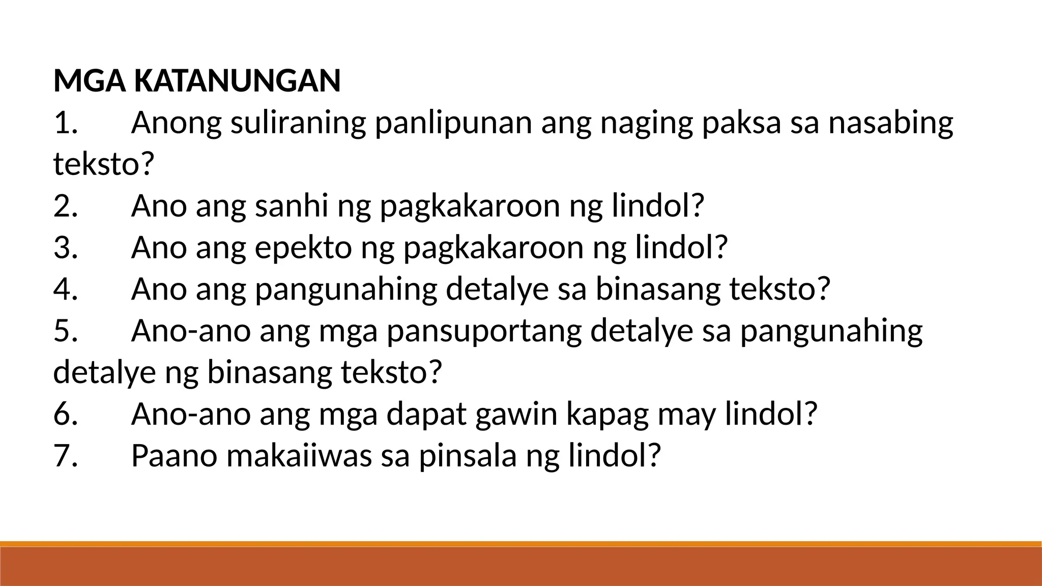 FILIPINO 4 Tekstong Impormatibo-Mga babasahing nagbibigay ng mga ...