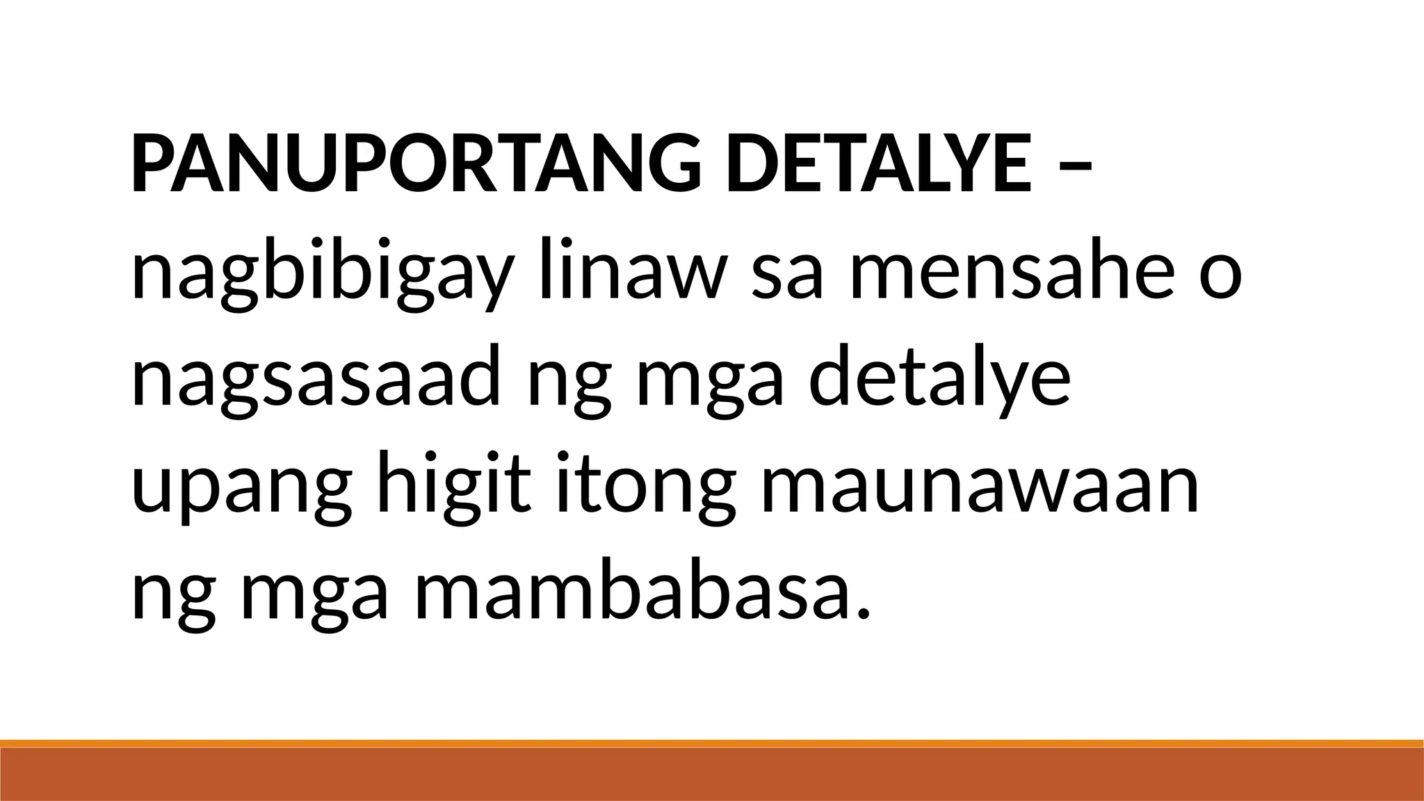 FILIPINO 4 Tekstong Impormatibo-Mga babasahing nagbibigay ng mga ...