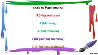 FILIPINO 5. NAKAPAGBIBIGAY NG SARILING WAKAS SA NAPAKINGGANG KWENTO.pptx