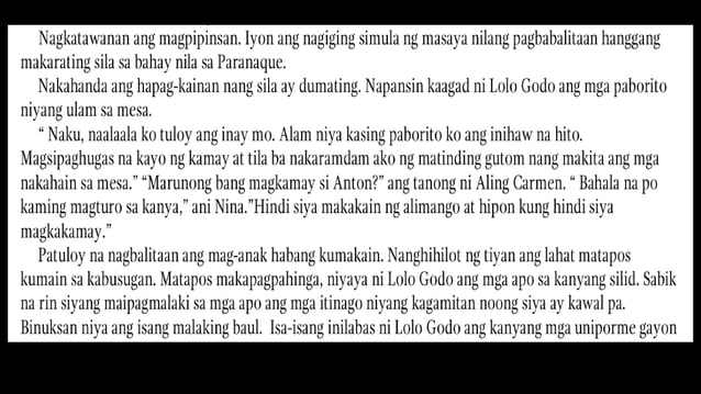 Filipino 5-Pagsagot sa mga Tanong sa Binasang Teksto.pptx