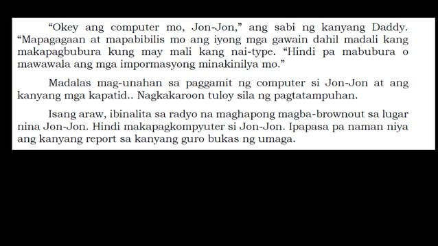 Filipino 5-Pagsagot sa mga Tanong sa Binasang Teksto.pptx