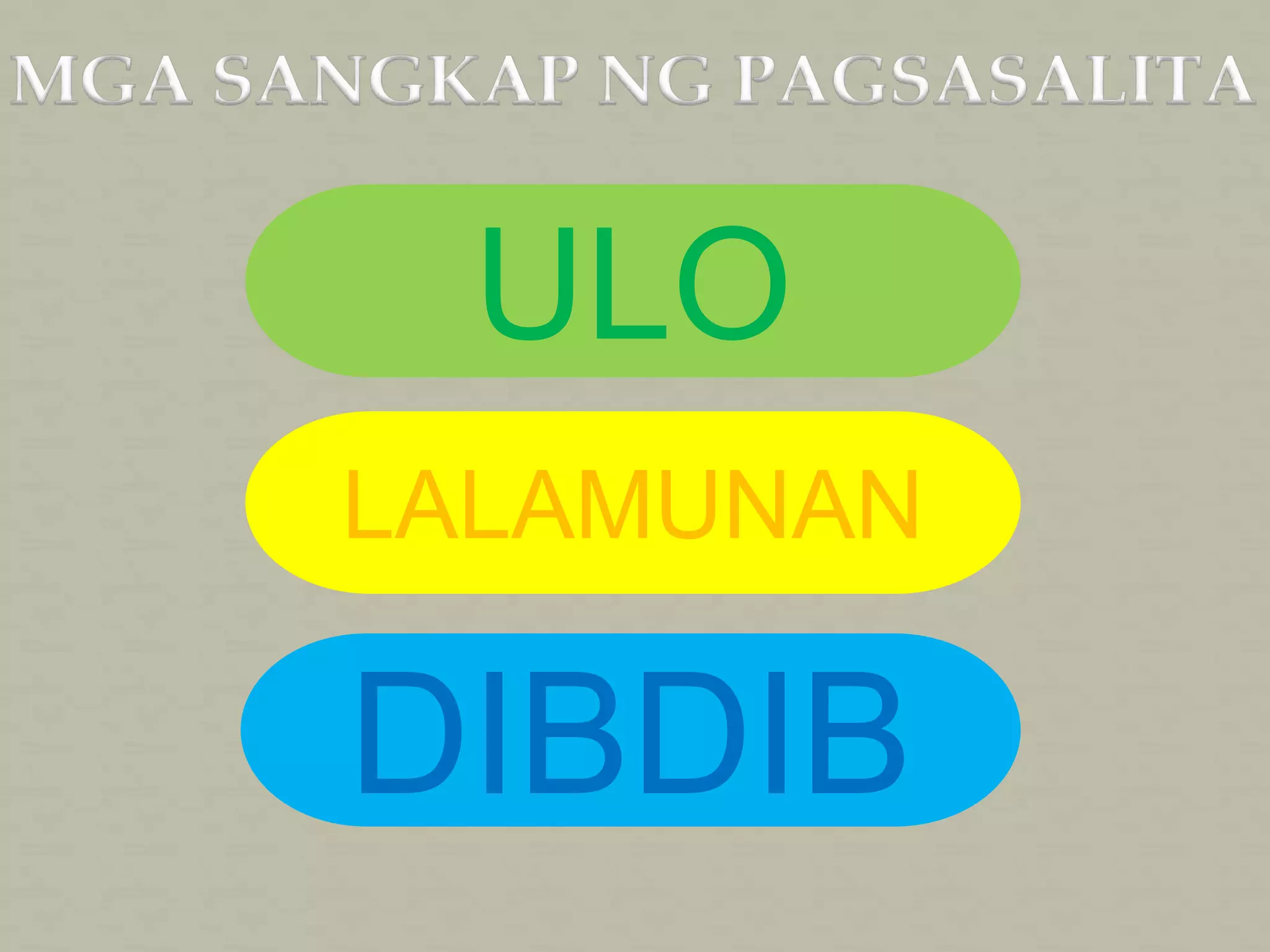 PANIMULANG LINGGWISTIKA : Ang Pagsasalita | PPTX