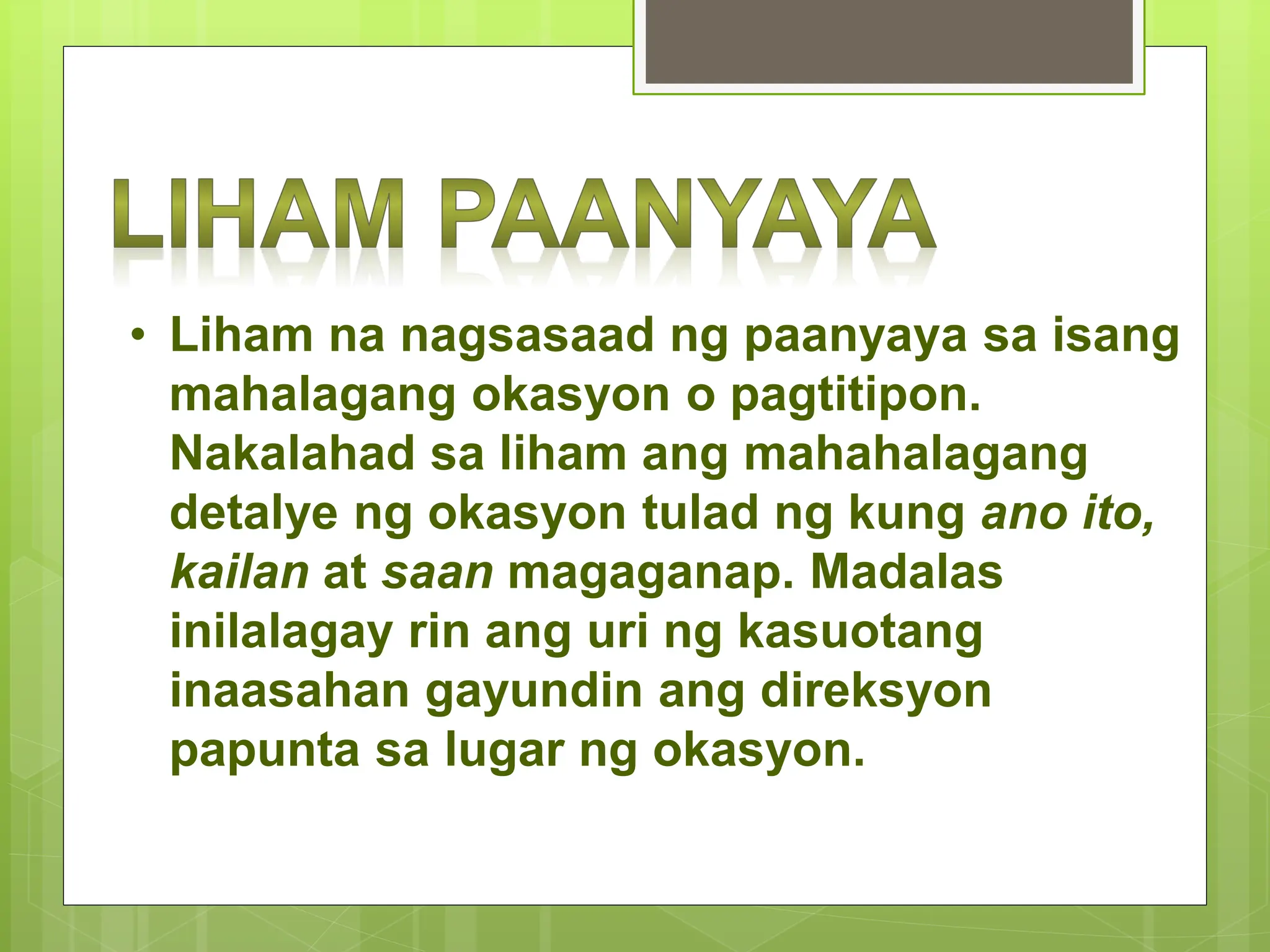 FILIPINO 5 PPT Q3 - Bahagi Ng Liham.pptx