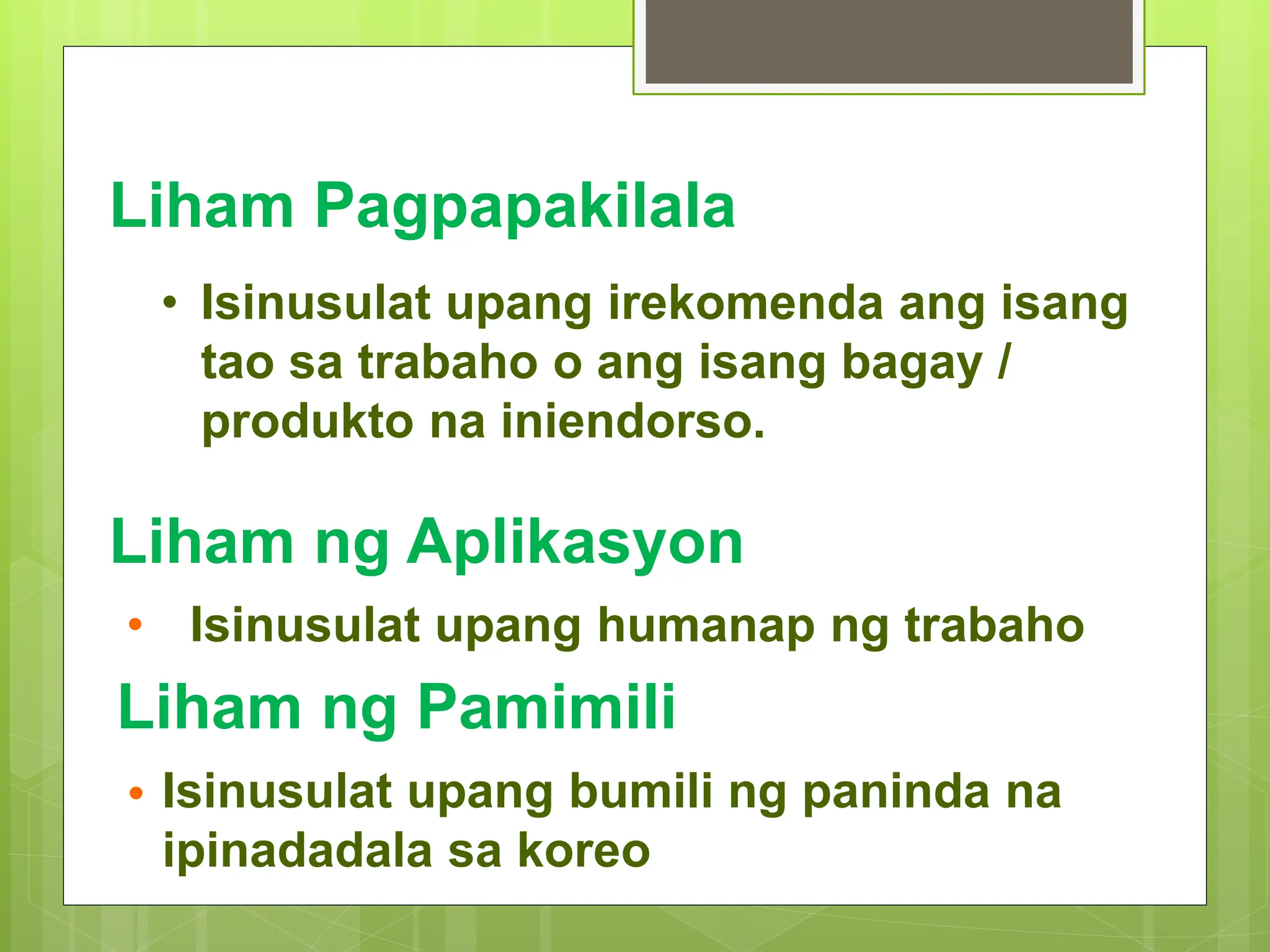 FILIPINO 5 PPT Q3 - Bahagi Ng Liham.pptx
