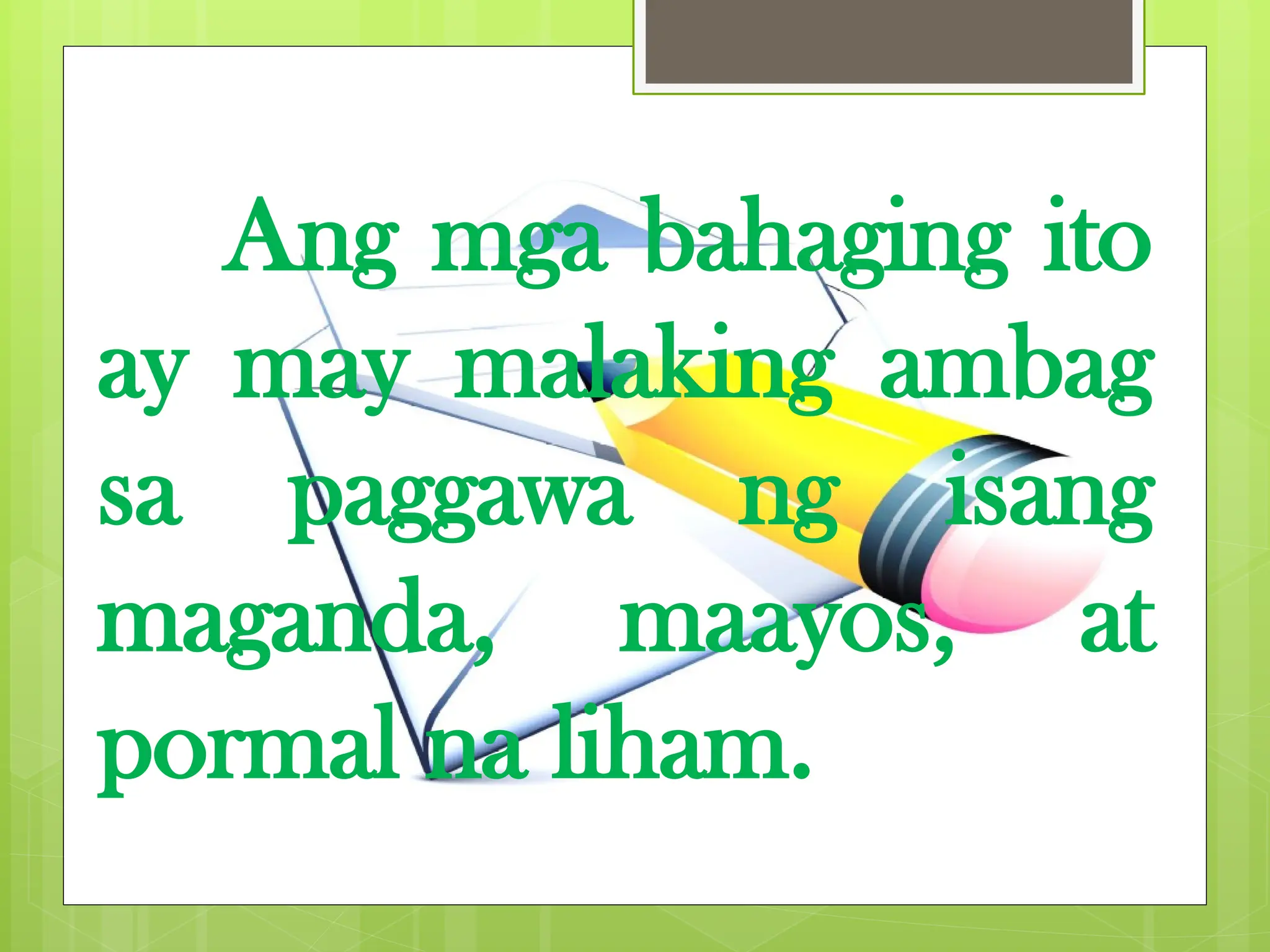 FILIPINO 5 PPT Q3 - Bahagi Ng Liham.pptx