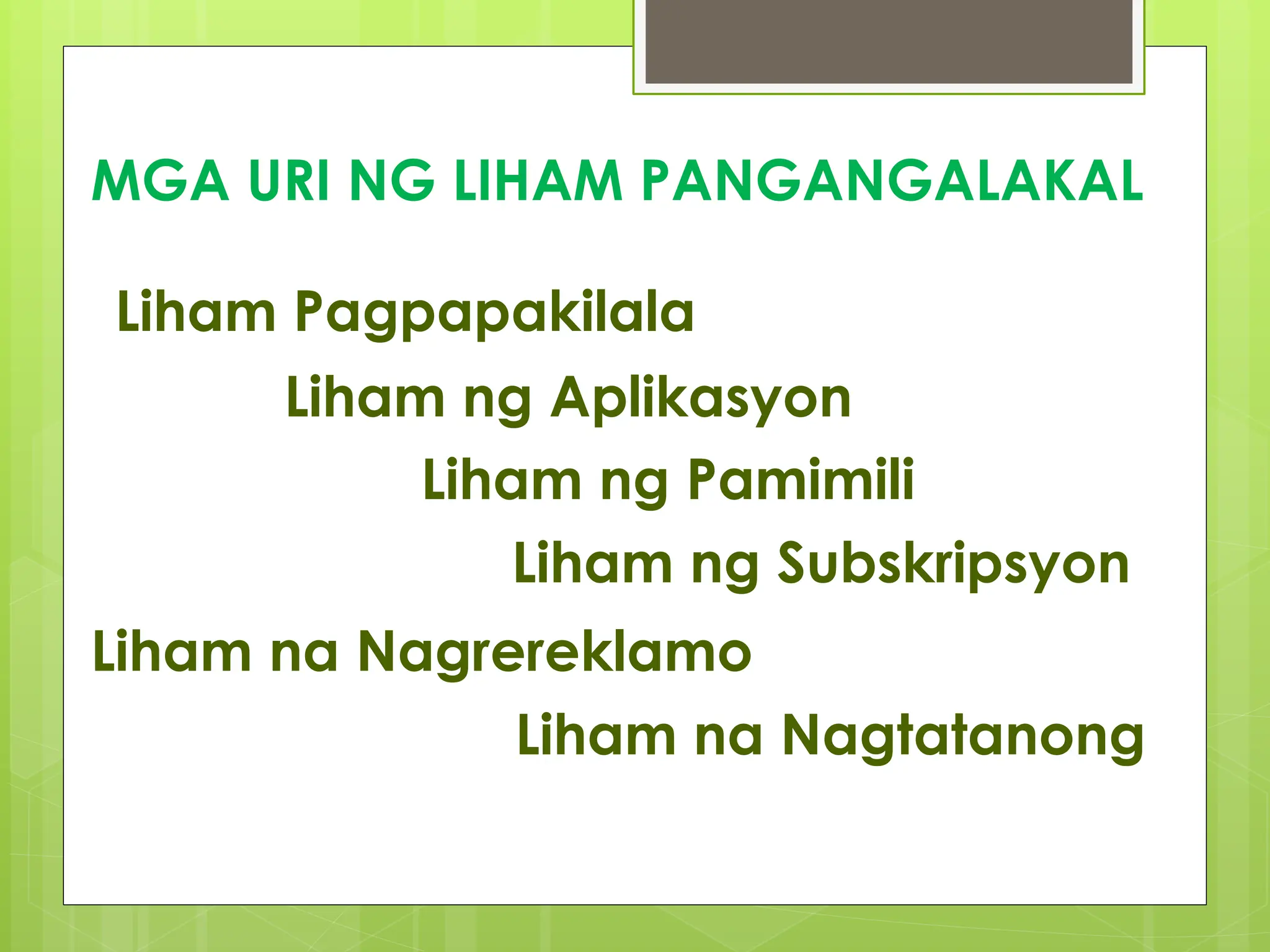 FILIPINO 5 PPT Q3 - Bahagi Ng Liham.pptx