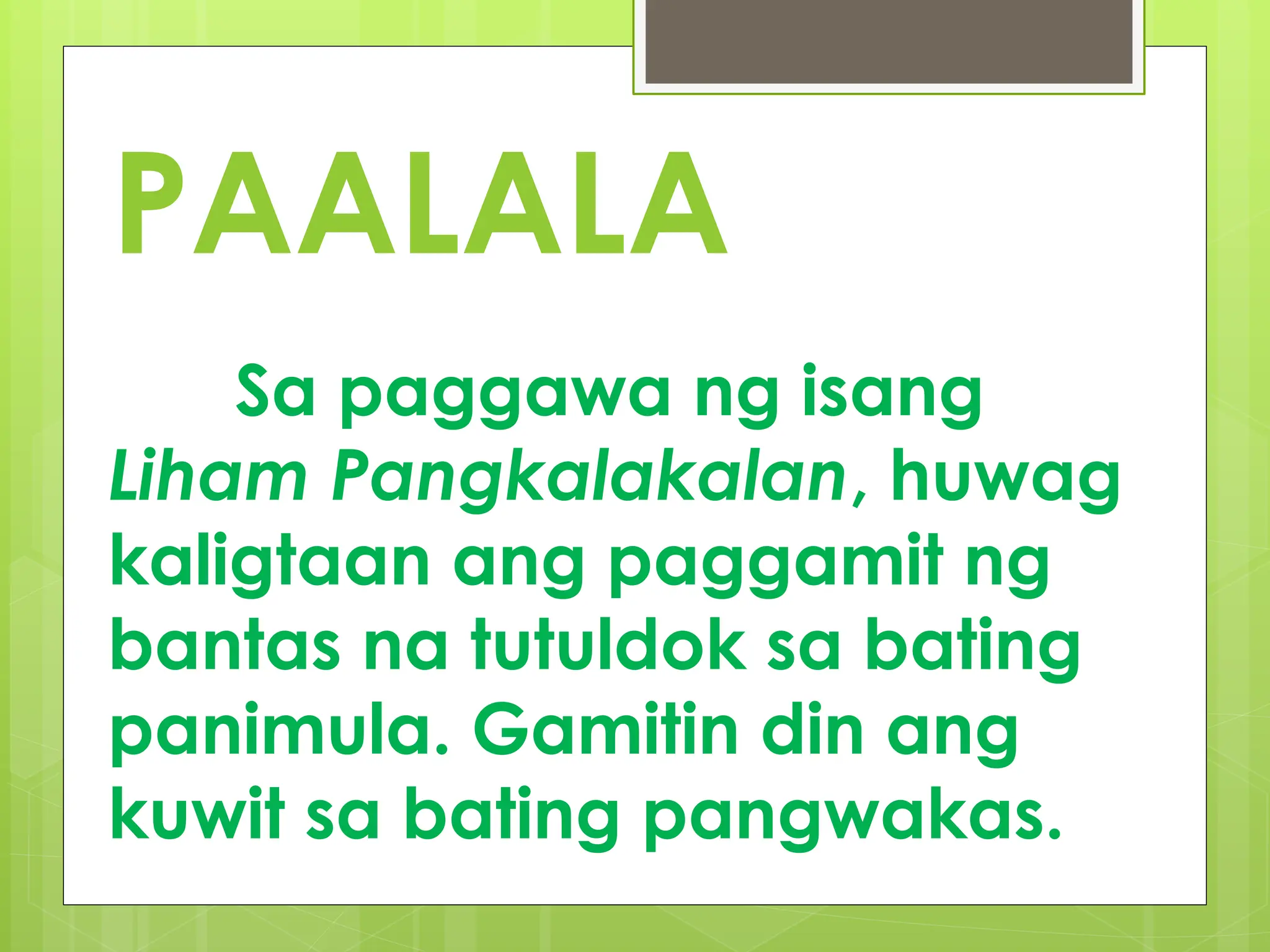 FILIPINO 5 PPT Q3 - Bahagi Ng Liham.pptx