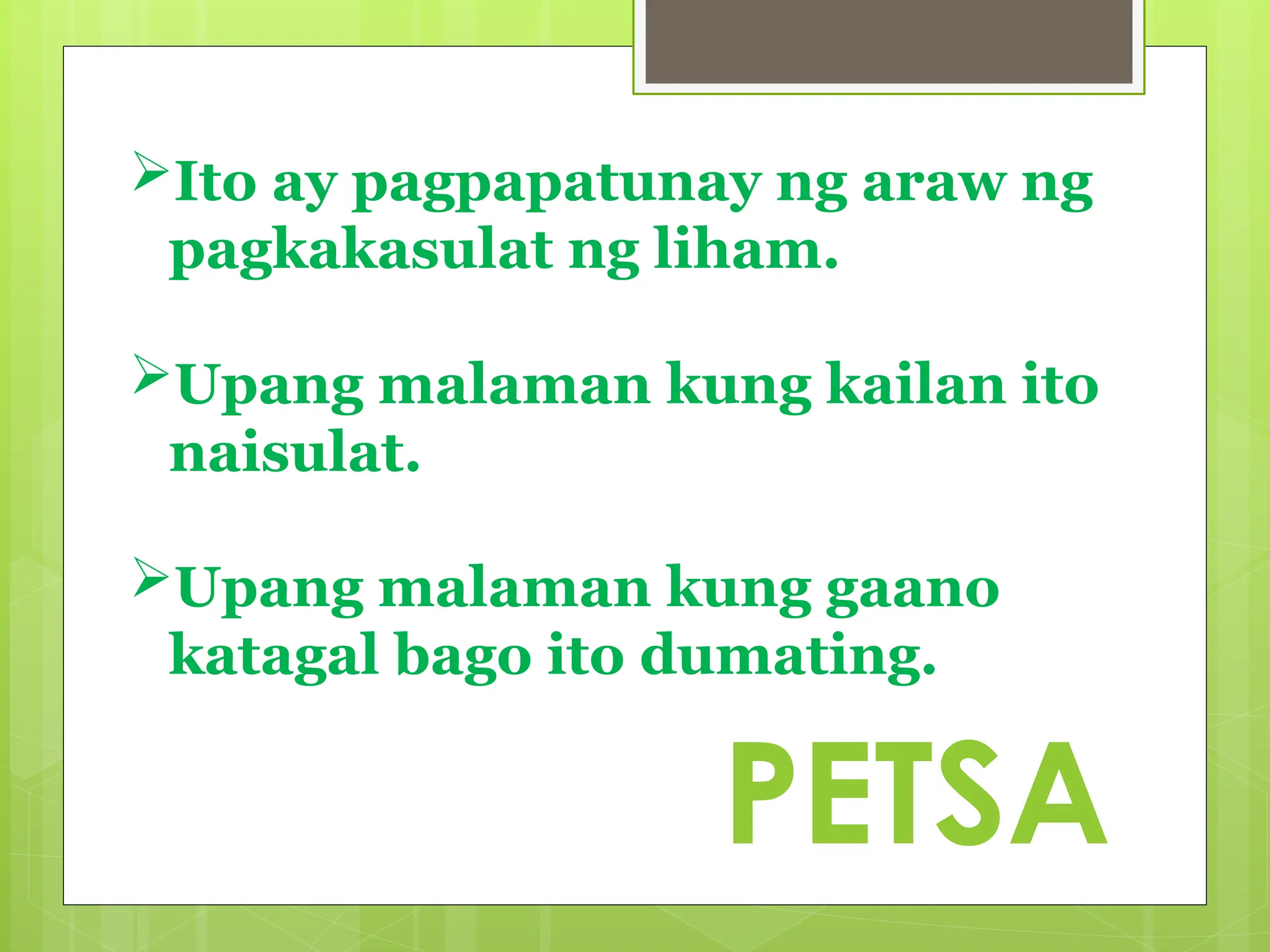 FILIPINO 5 PPT Q3 - Bahagi Ng Liham.pptx
