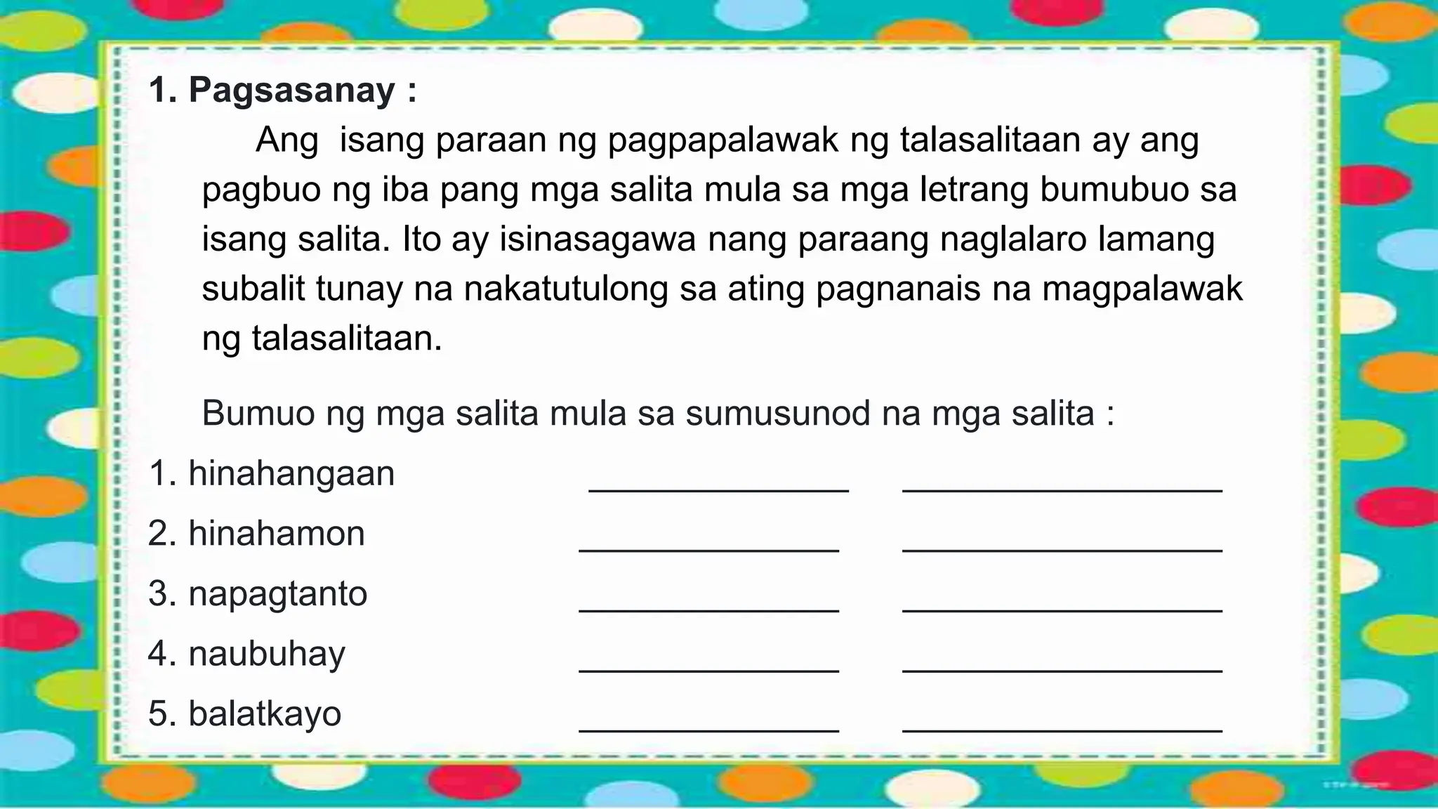 FILIPINO 5 PPT Q3 W5 Day 1-5 - Alamat, Nagagamit Ang Iba’t Iibang ...
