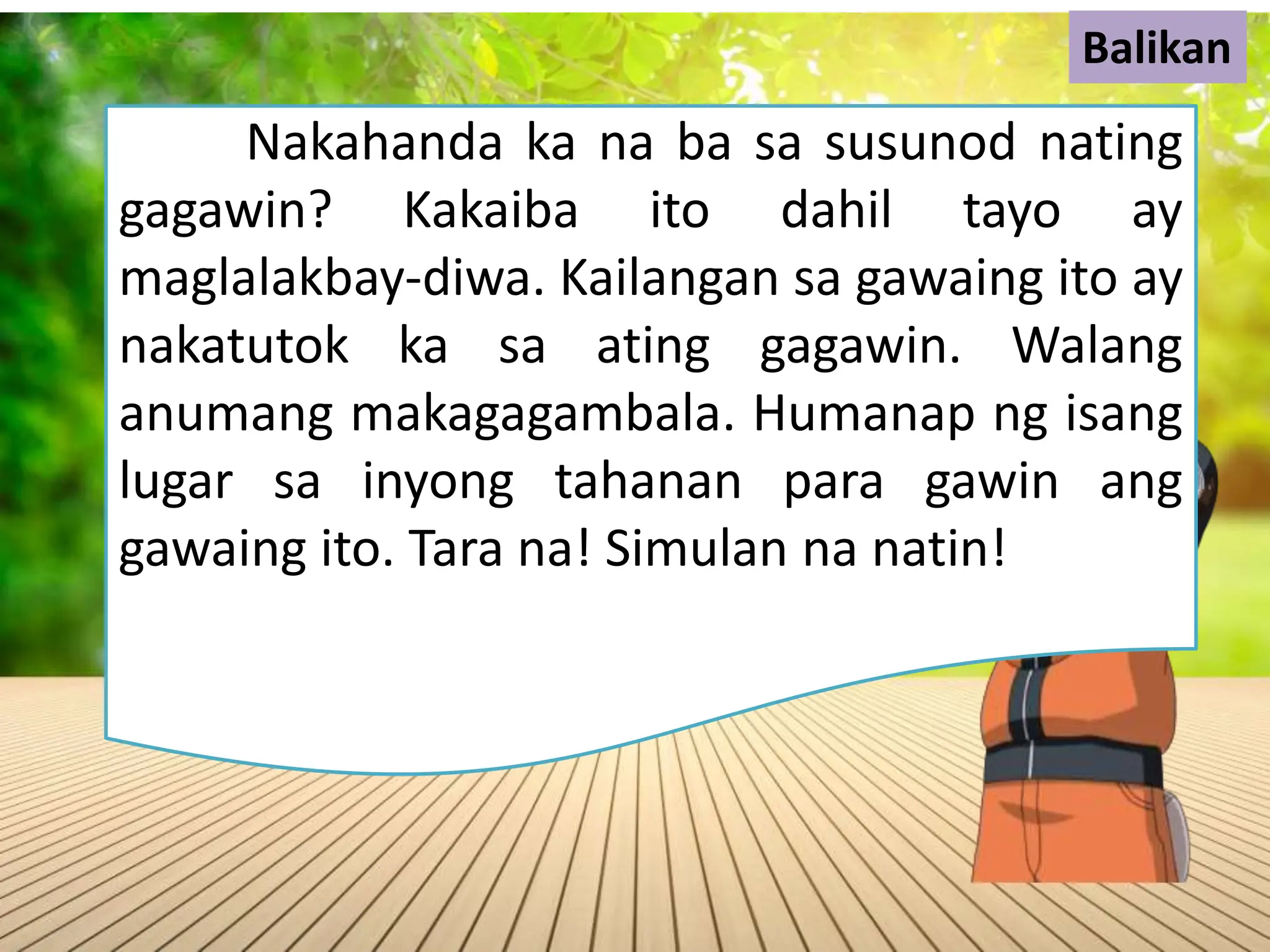 Filipino 5 Q1 Module 1 PAG-UUGNAY NG SARILING KARANASAN SA NAPAKINGGANG ...