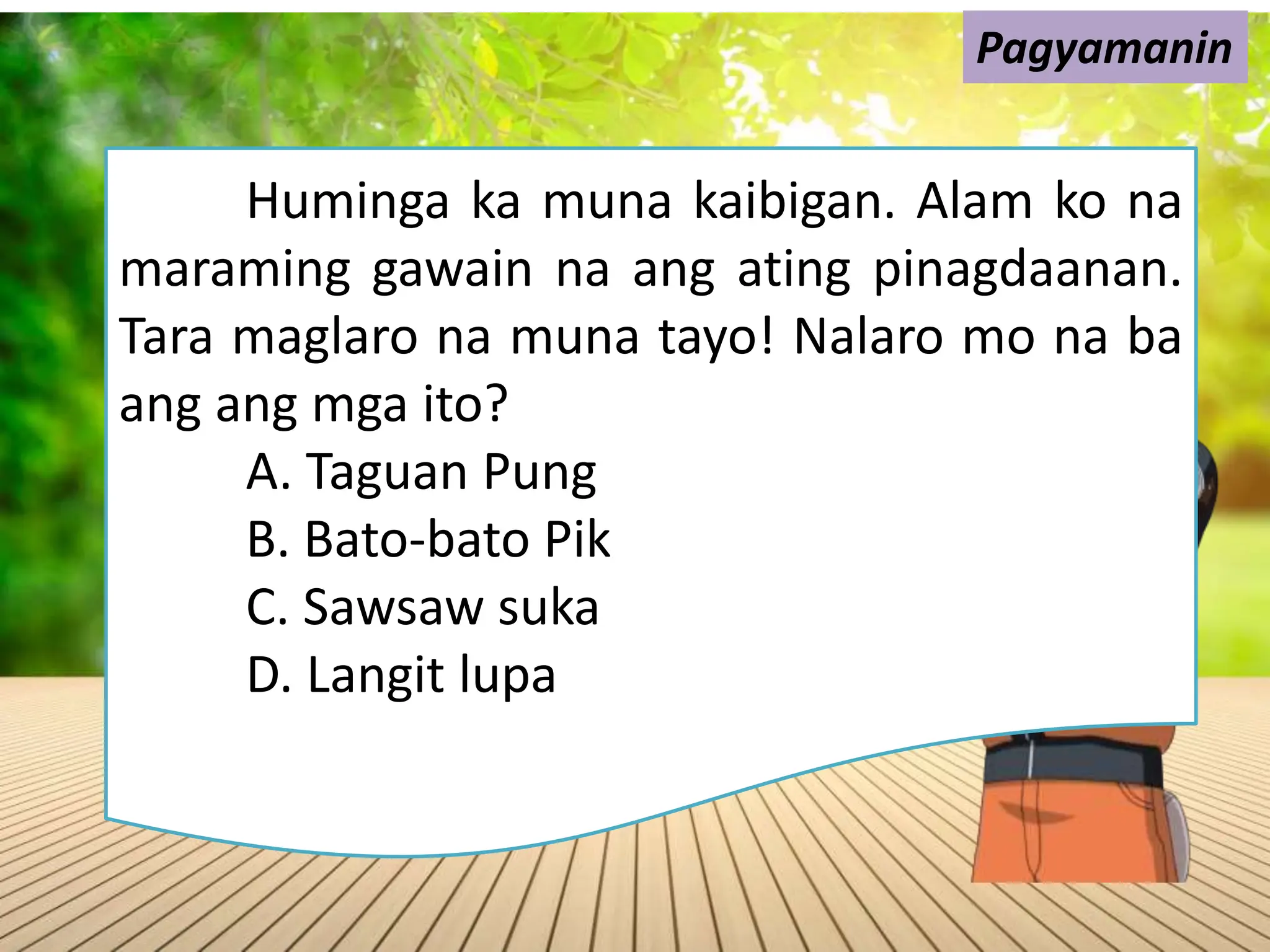 Filipino 5 Q1 Module 1 PAG-UUGNAY NG SARILING KARANASAN SA NAPAKINGGANG TEKSTO | PPTX