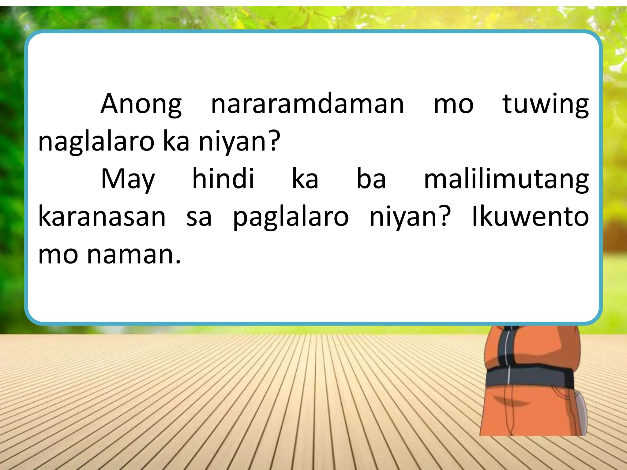 Filipino 5 Q1 Module 1 PAG-UUGNAY NG SARILING KARANASAN SA NAPAKINGGANG ...