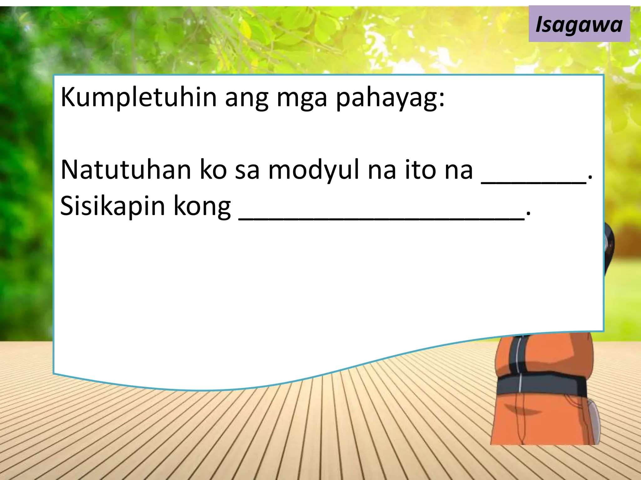 Filipino 5 Q1 Module 1 PAG-UUGNAY NG SARILING KARANASAN SA NAPAKINGGANG TEKSTO | PPTX