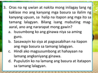 Filipino 5 Q1 Module 1 PAG-UUGNAY NG SARILING KARANASAN SA NAPAKINGGANG ...