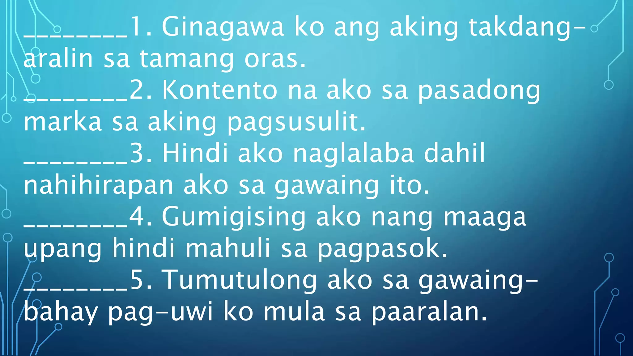 FILIPINO 5 Q2 W4 D1to5 Maibibigay ang mahahalagang pangyayari sa ...