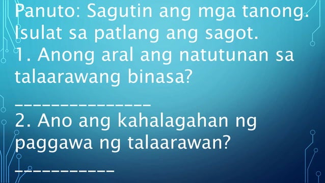 FILIPINO 5 Q2 W4 D1to5 Maibibigay ang mahahalagang pangyayari sa ...
