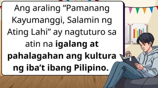 Pamanang Kayumanggi: Pag-aaral ng Kulturang Pilipino at Pangkat-Etniko ...