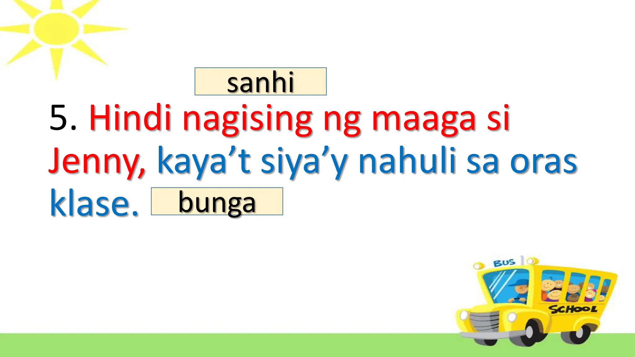 FILIPINO 5 SANHI AT BUNGA.pptx