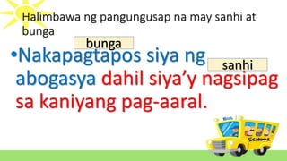 FILIPINO 5 SANHI AT BUNGA.pptx