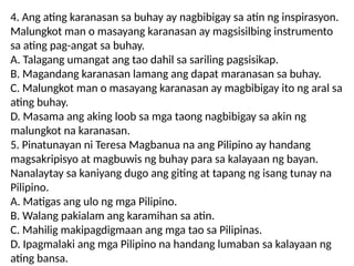FILIPINO 6.pptx Filipino 6 REading Materials | PPTX
