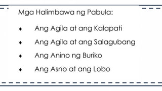 FILIPINO 6.Pabula Presentation for grade 6 | PPTX