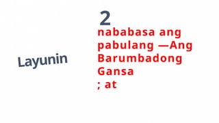 FILIPINO 6.Pabula Presentation for grade 6 | PPTX