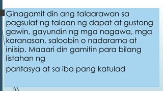 Filipino 6- TALAKAYAN TUNGKOL SA TALAARAWAN.pptx