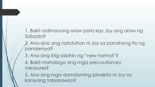 Filipino 6- TALAKAYAN TUNGKOL SA TALAARAWAN.pptx