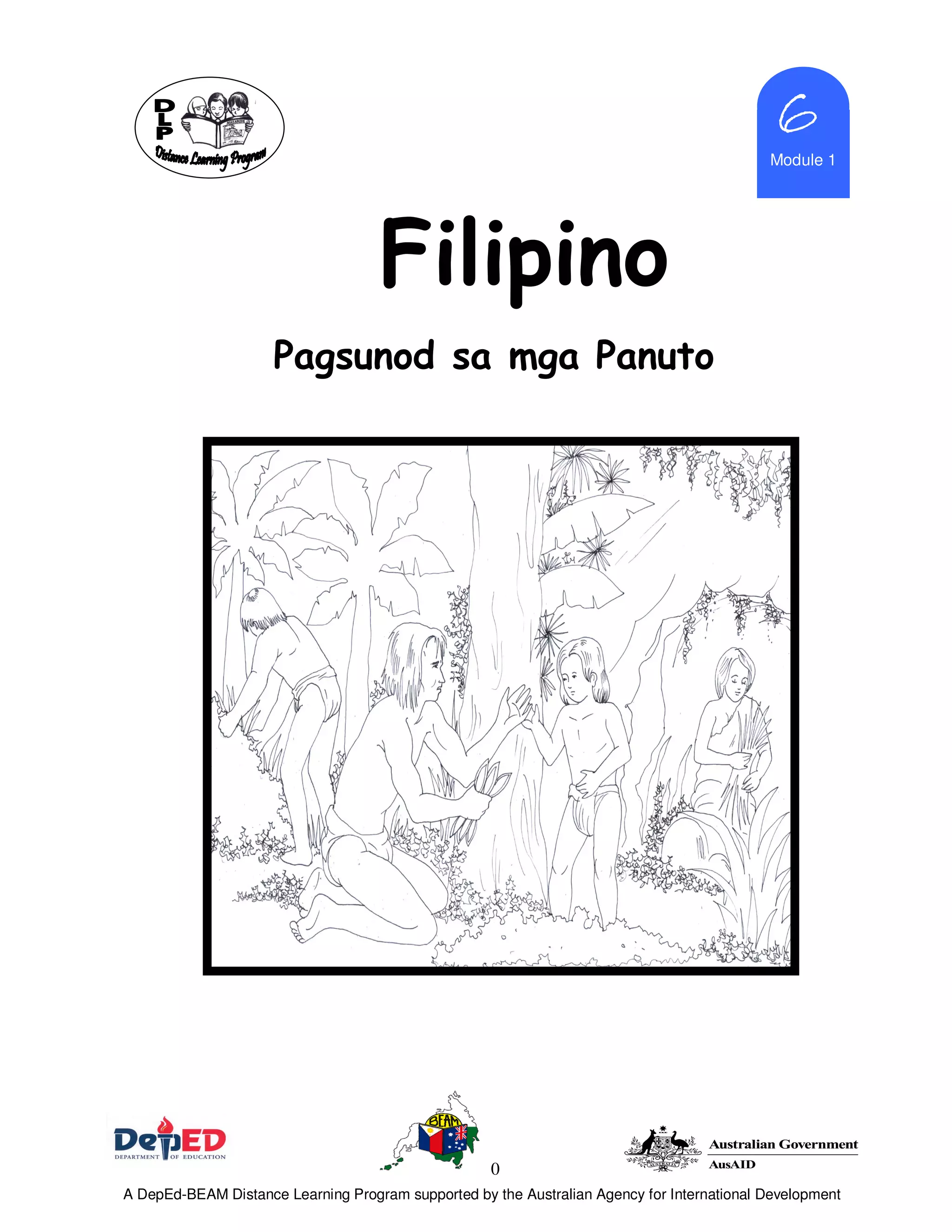 Filipino 6 dlp 1 pagsunod sa mga panuto | PDF