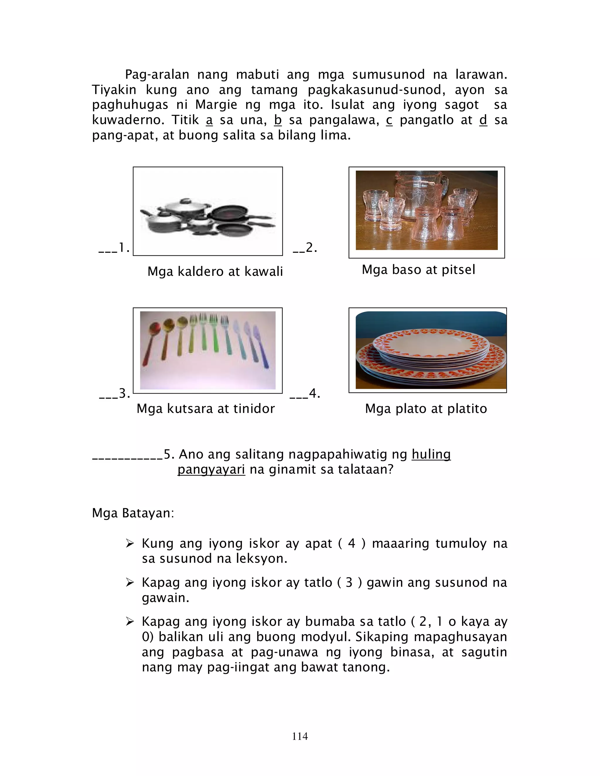 Filipino 6 dlp 10 mga pangyayari, pagsunud-sunurin natin | PDF