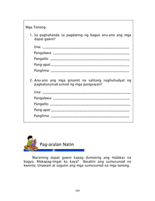 Filipino 6 dlp 10 mga pangyayari, pagsunud-sunurin natin | PDF